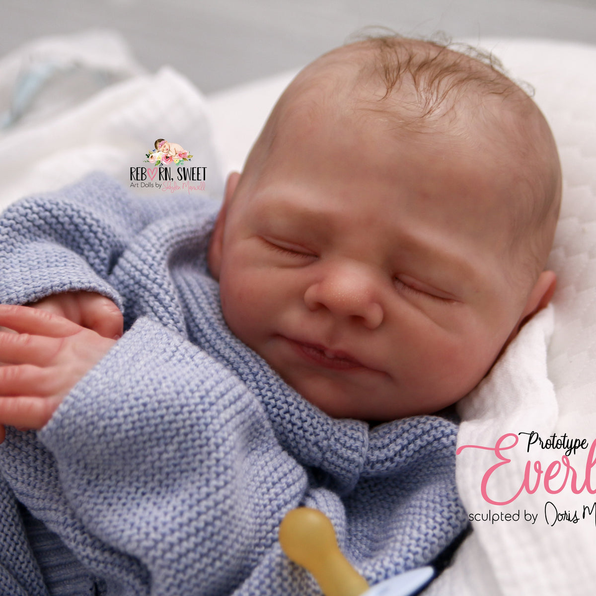 PROTOTYPE Everlee by Doris Moyers Hornbogen Reborn Baby Boy Doll - Reb ...